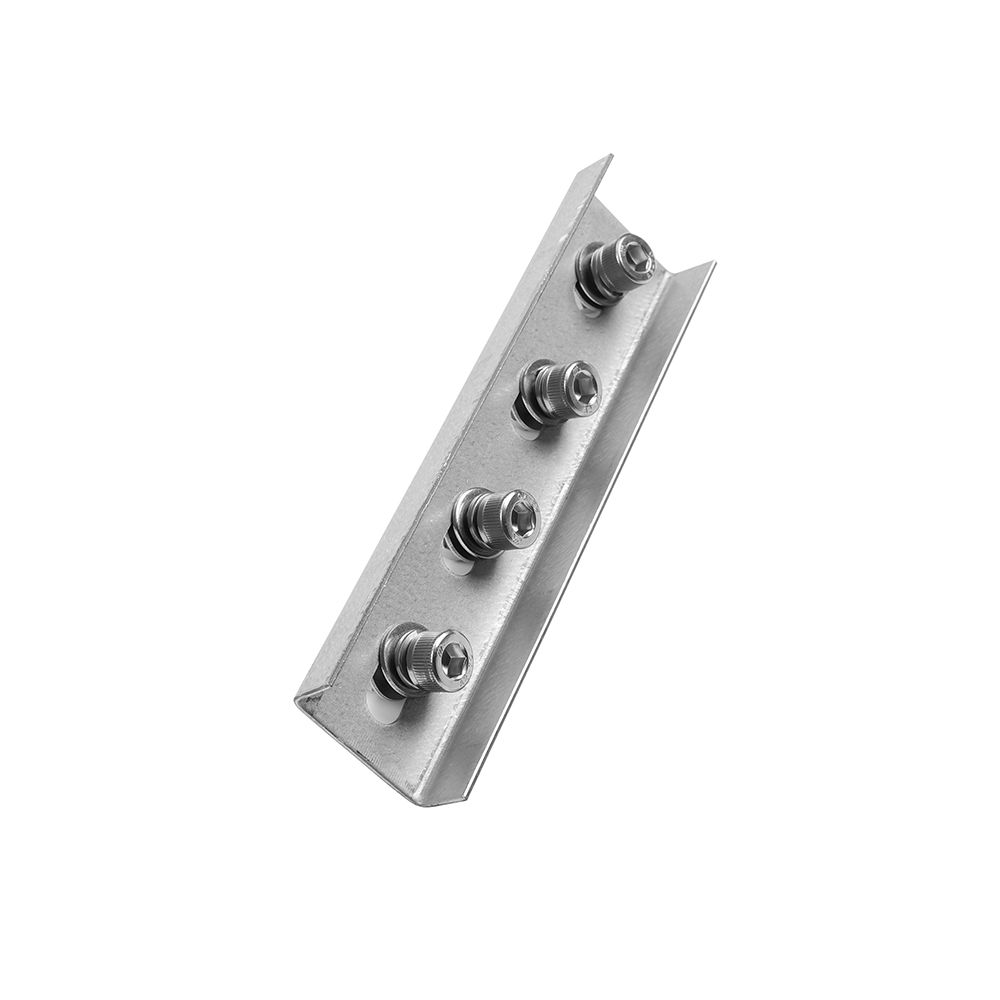 Solar module holder for balcony railing frame height 30-35mm 1800mm ...