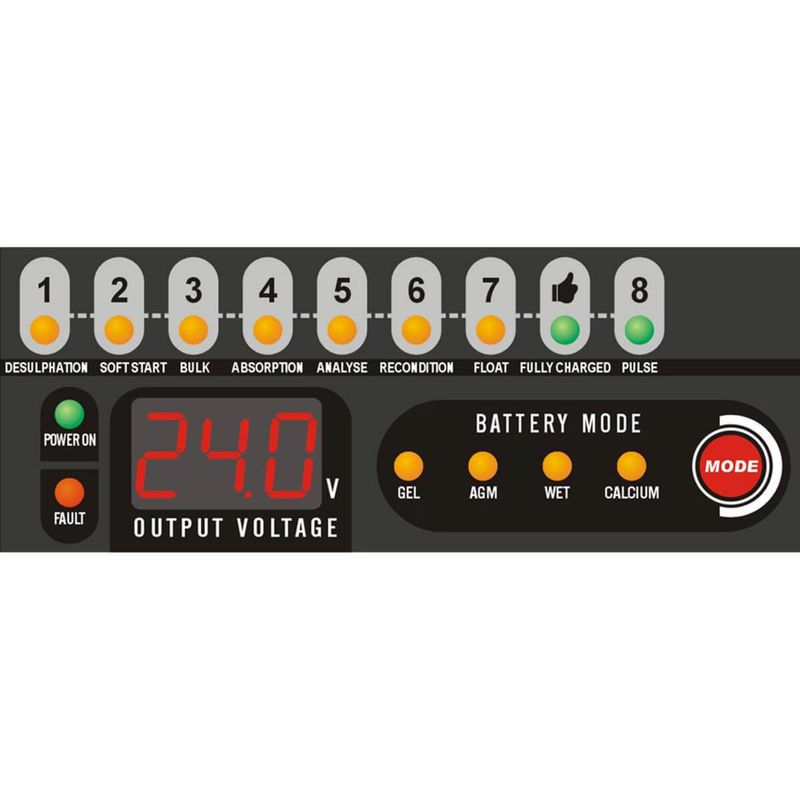 PACO MEC2405 5A/24V battery charger